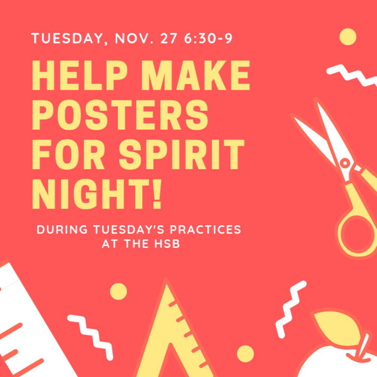 Spirit Night poster party – West Michigan Hornets